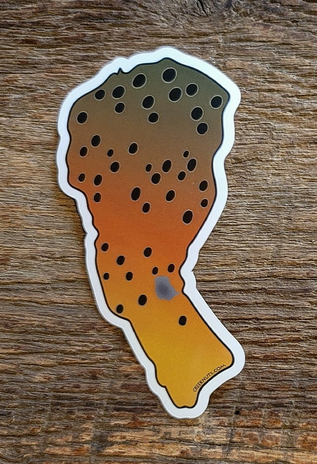 Pyramid Lake Lahontan Cutthroat Trout Skin Sticker - Walmart.com