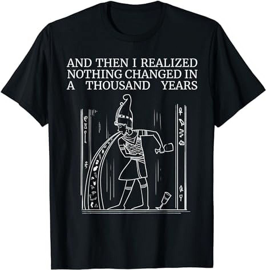 Pyramid Meme Funny Ancient Egypt Pyramids Egyptian Gift T-Shirt ...
