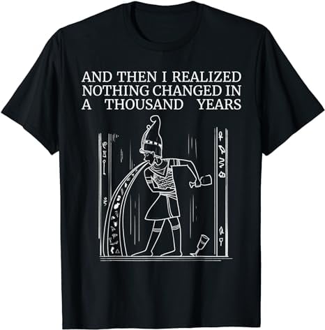 Pyramid Meme Funny Ancient Egypt Pyramids Egyptian Gift T-Shirt ...