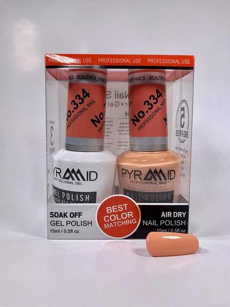 Pyramid Nail Combo - Gel and Matching Polish 334 - Walmart.com