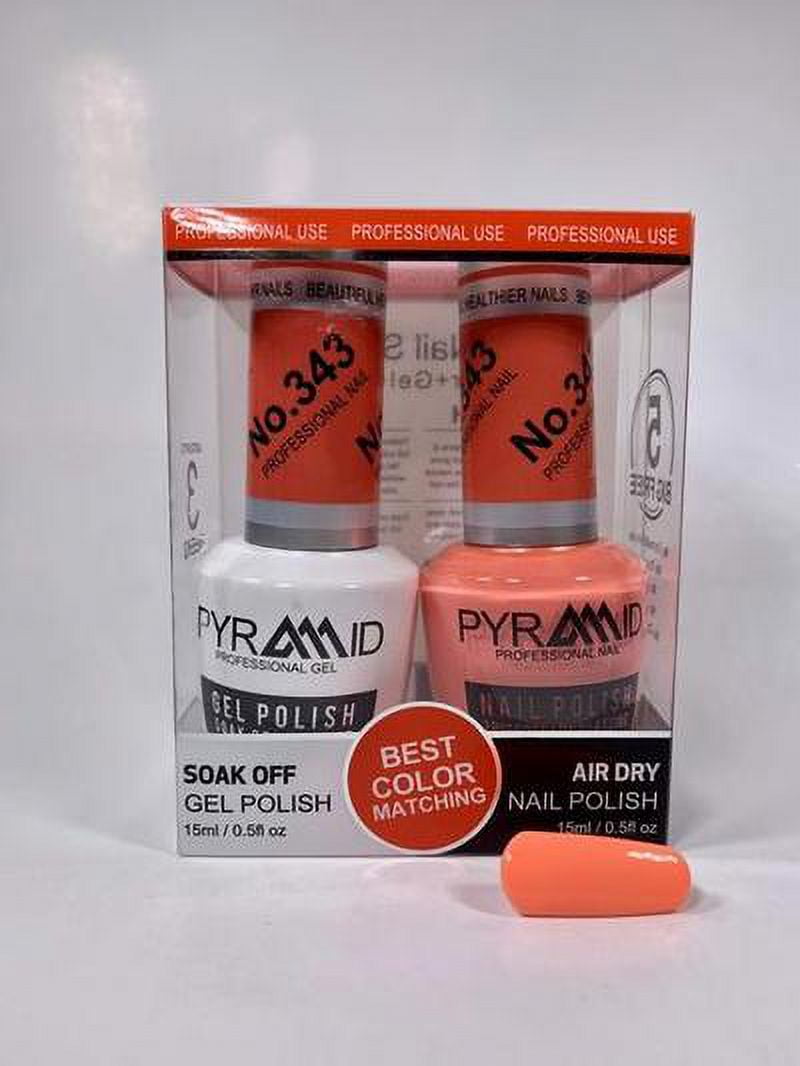 Pyramid Nail Combo - Gel and Matching Polish 343 - Walmart.com