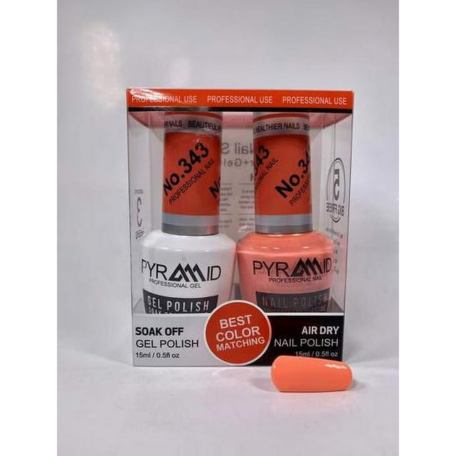 Pyramid Nail Combo - Gel and Matching Polish 343 - Walmart.com