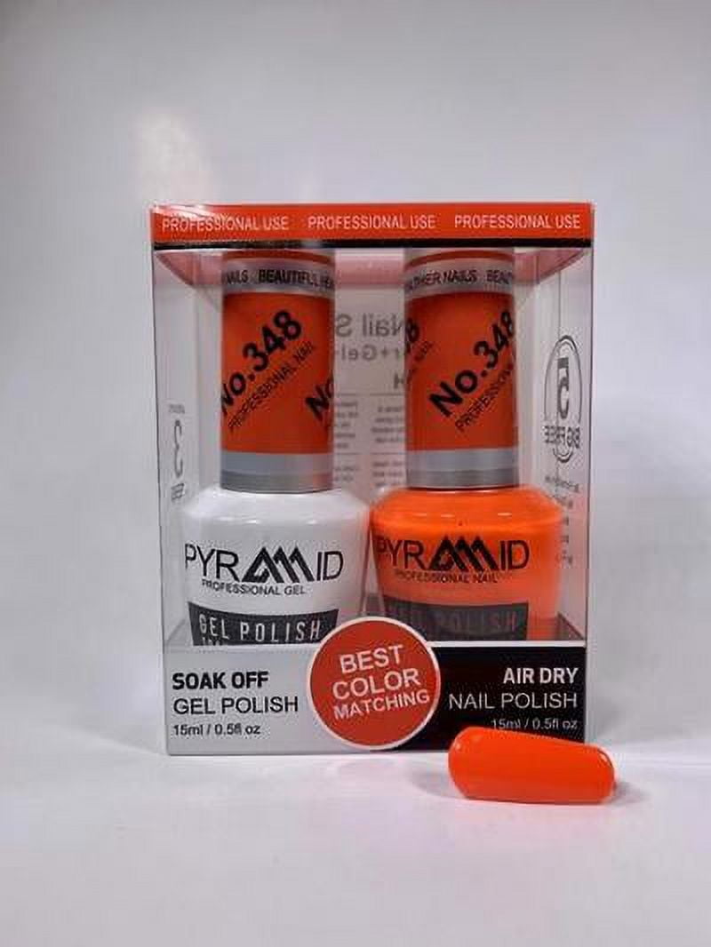 Pyramid Nail Combo - Gel and Matching Polish 348 - Walmart.com
