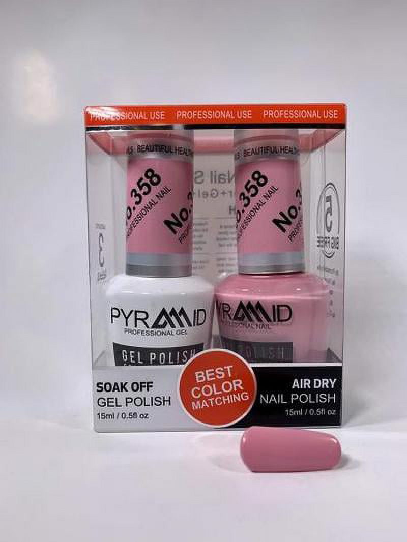 Pyramid Nail Combo - Gel and Matching Polish 358 - Walmart.com