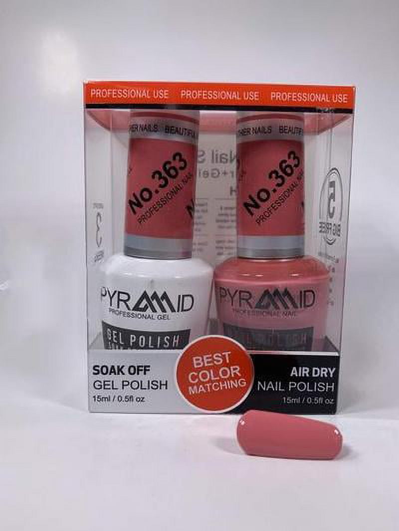 Pyramid Nail Combo - Gel and Matching Polish 363 - Walmart.com