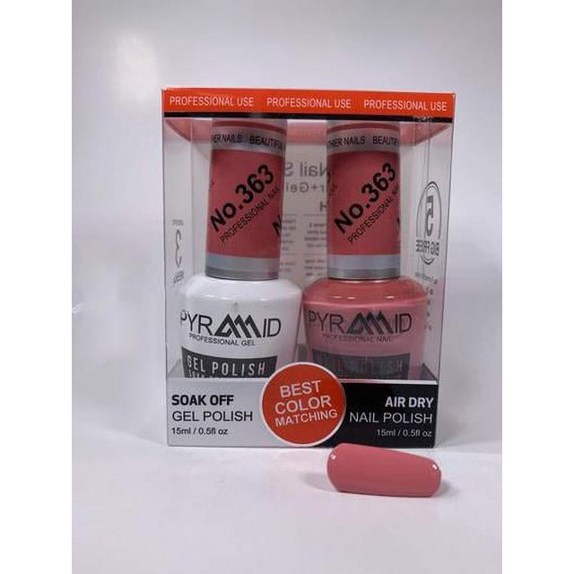 Pyramid Nail Combo - Gel and Matching Polish 363 - Walmart.com
