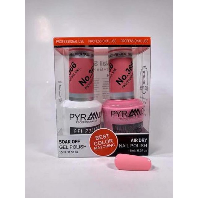 Pyramid Nail Combo - Gel and Matching Polish 366 - Walmart.com