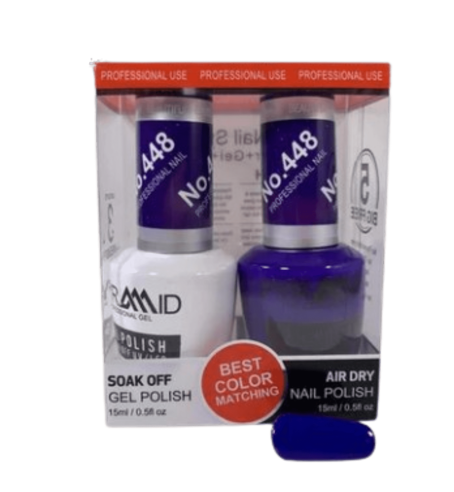 Pyramid Nail Duo - Gel Polish and Matching Nail Polish - 448 - Walmart.com