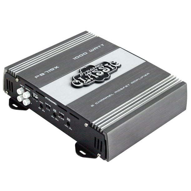 Pyramid PB715X 1000W 2 Channel Car Audio Amplifier Power Amp MOSFET 2 ...