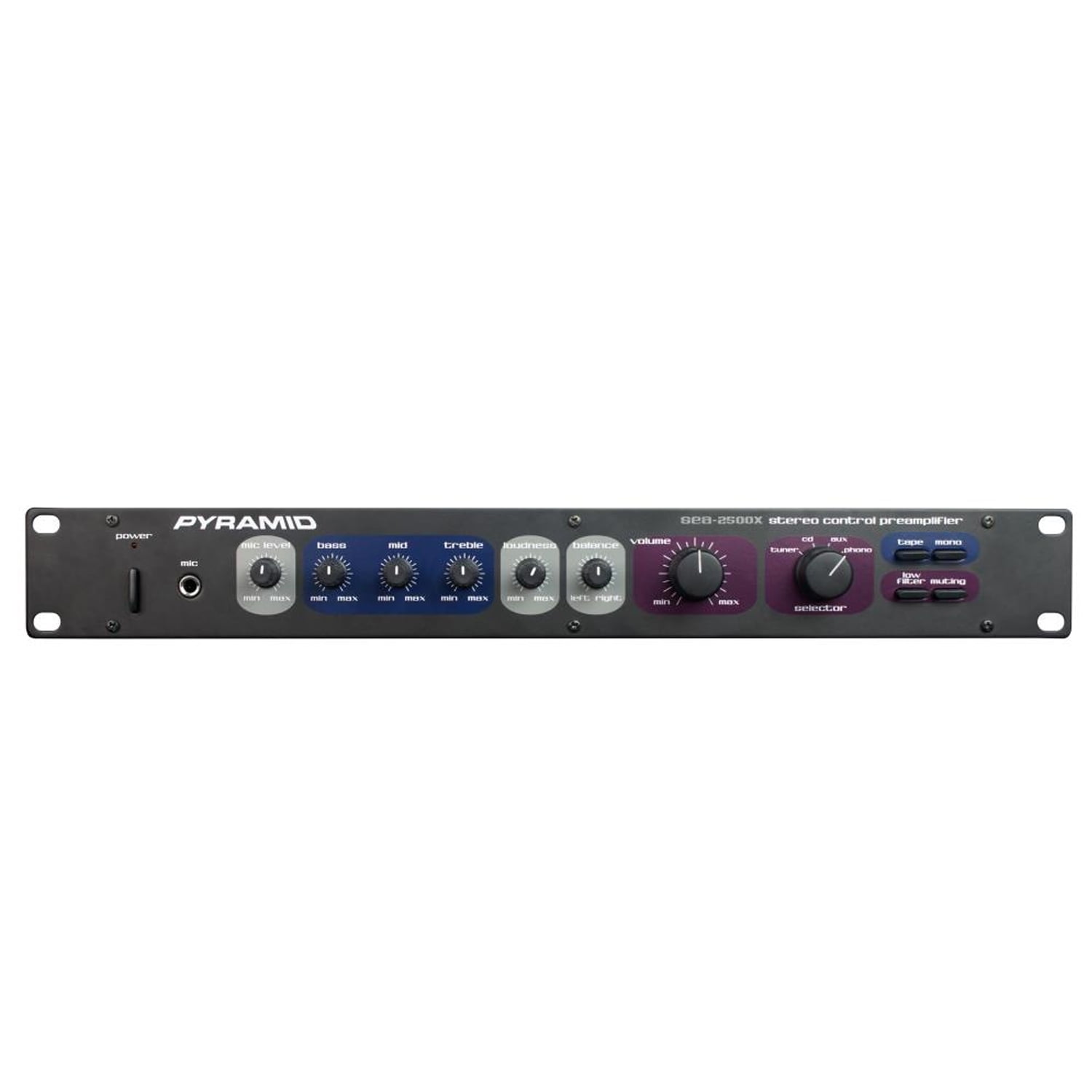 PYRAMID PR2500 - Stereo Control Pre-Amplifiers - Walmart.com