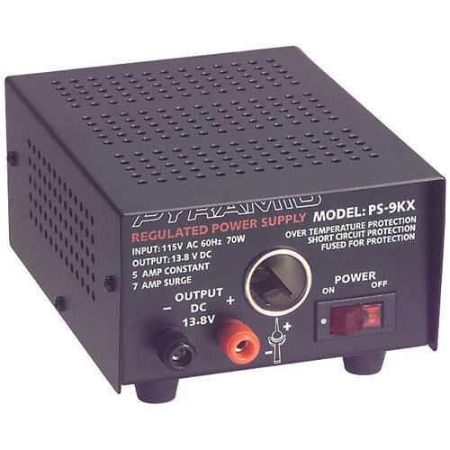Pyramid PS9KX Power Supply 13.8 VDC 5A - Walmart.com