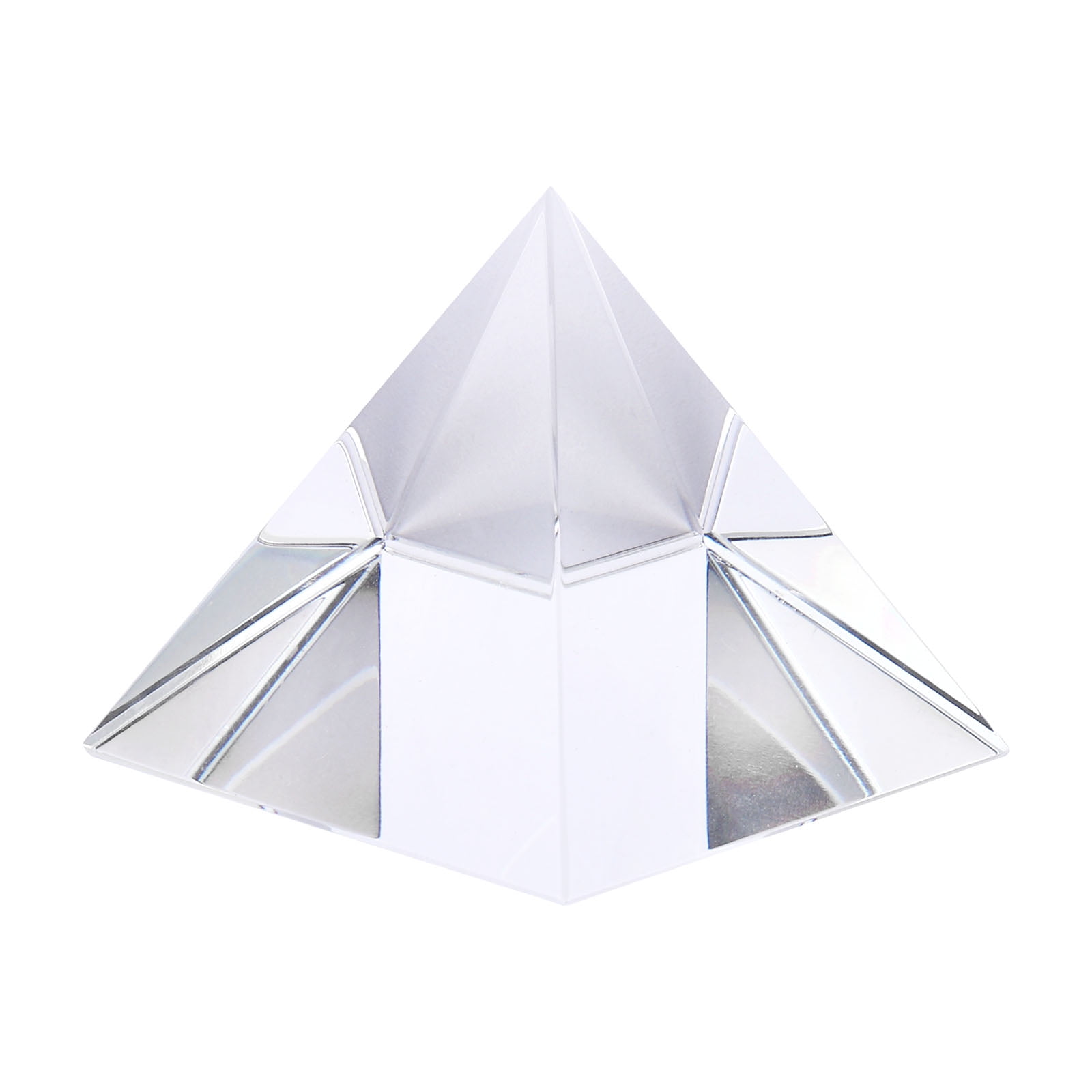 Pyramid Paper Weights, Crystal Pyramid Paperweight Glass Prism Heavy ...