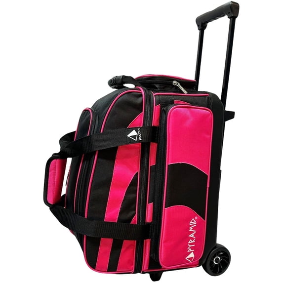 Pyramid Path Pro Deluxe Double Roller Bowling Bag, 22