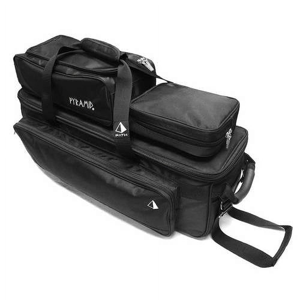 Pyramid Path Triple Tote Roller Plus Bowling Bag with Detachable Shoe ...