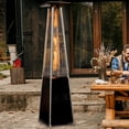 Pyramid Patio Heater,48,000 BTU Outdoor Propane Heater with Glass Tube ...