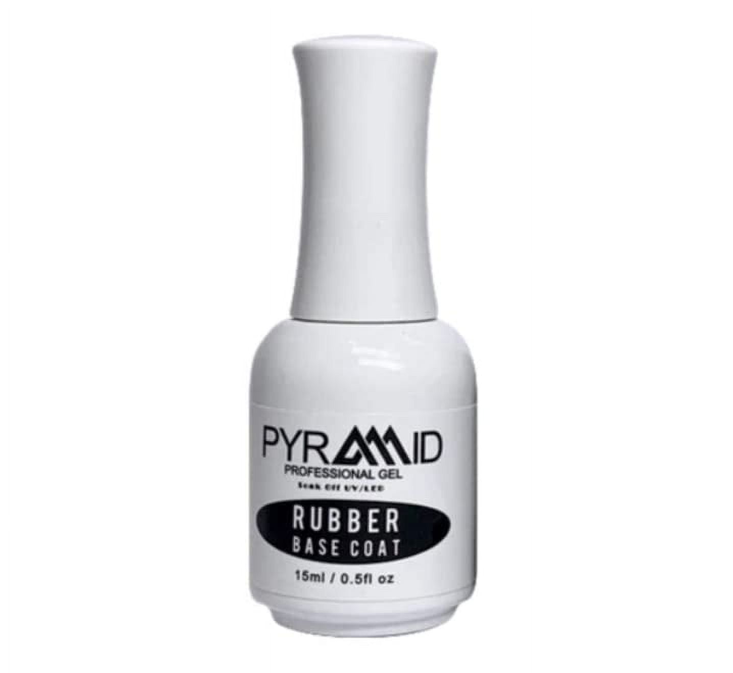 Pyramid Professional Rubber Base Coat 0.5oz Gel Soak Off UV/LED Nail ...