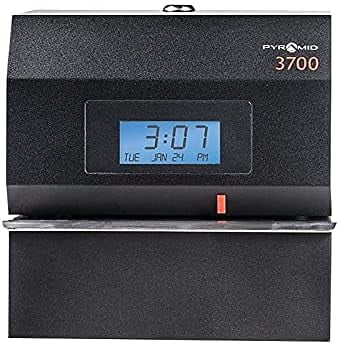 Pyramid Punch Card Time Clock System, Black (3700) - Walmart.com