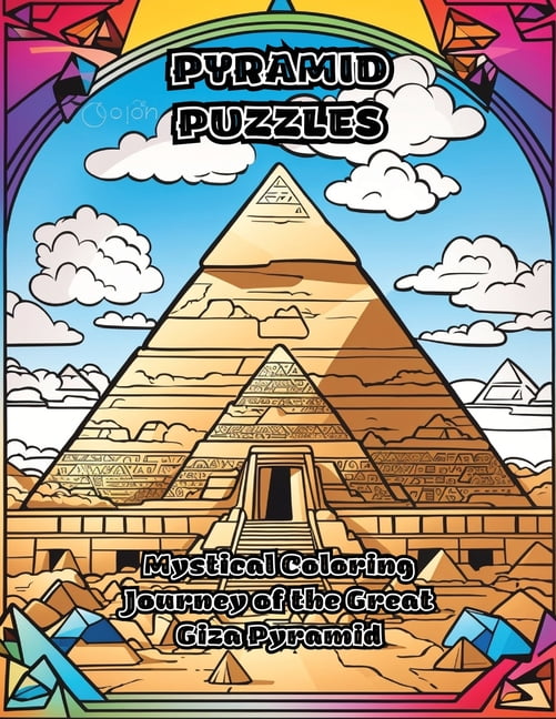 Pyramid Puzzles: Mystical Coloring Journey of the Great Giza Pyramid ...