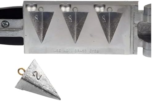 Pyramid Sinker, Aluminum, Fishing-Pyramid-Sinker, Fishing Weight, 2 oz ...