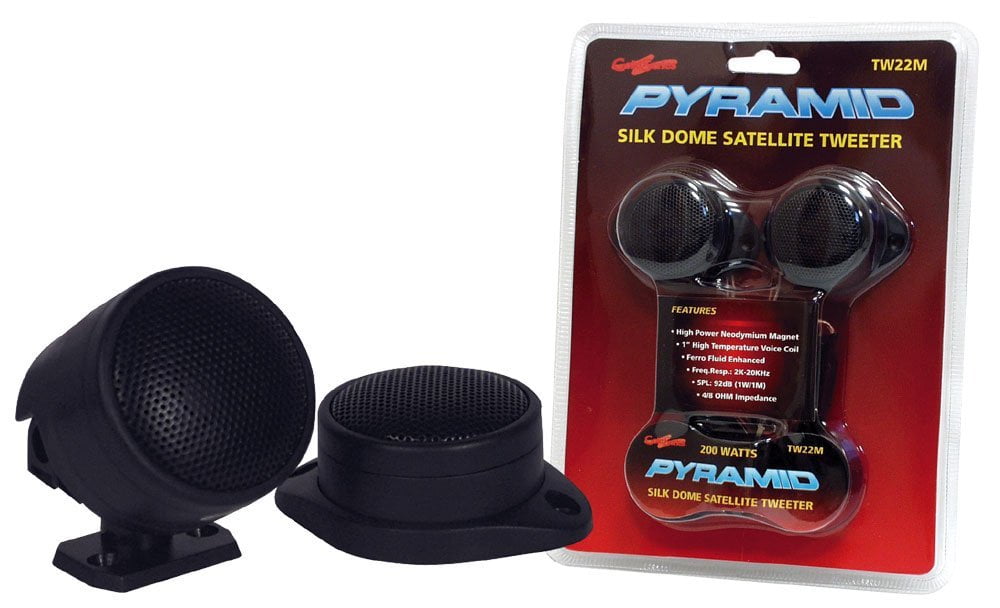 Pyramid TW22M 1-Inch 100 Watts Oval Satelite Tweeter - Walmart.com