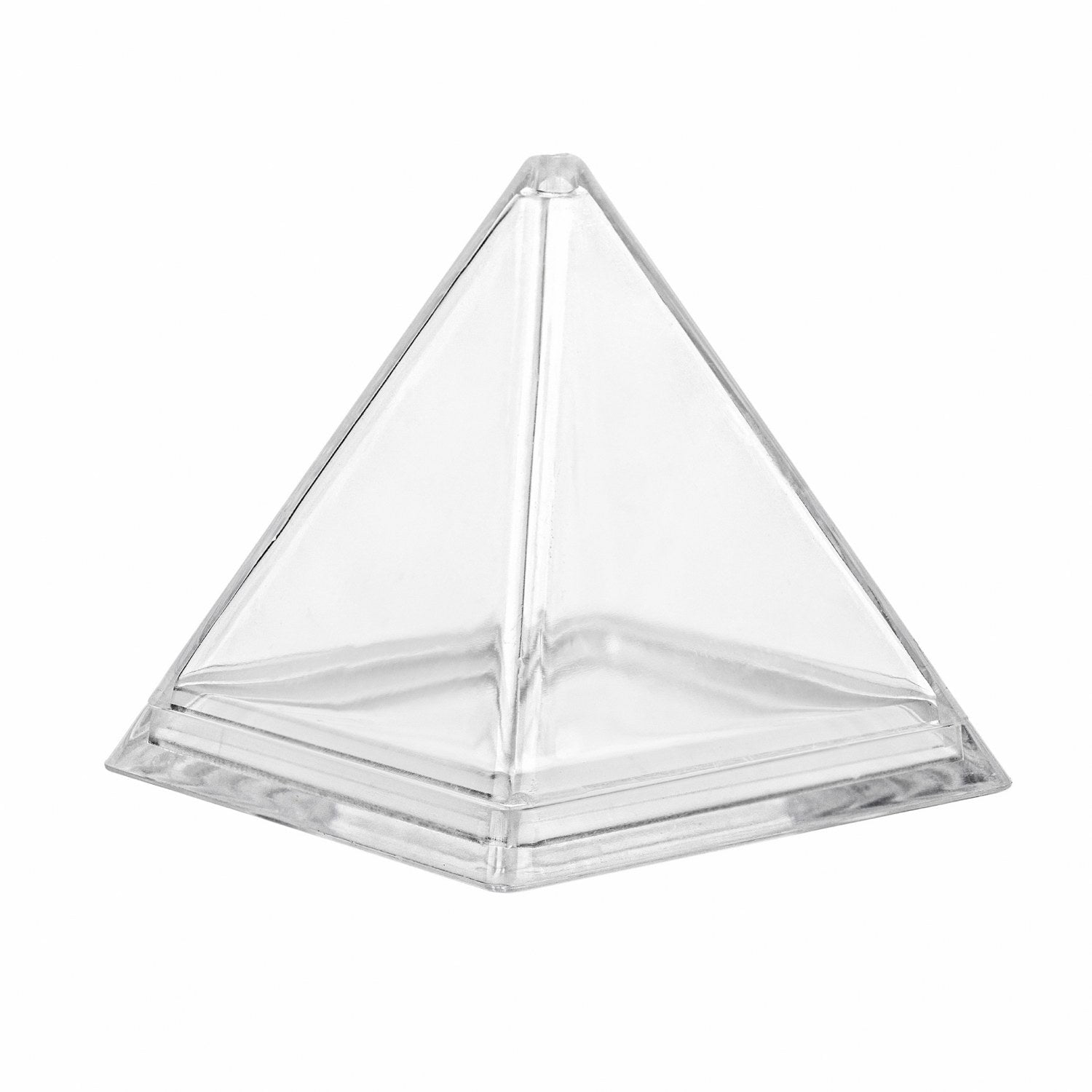 Pyramid Triangle Shaped Acrylic Candy Boxes 16 Pack 2.44"X2.44"X2.63 ...