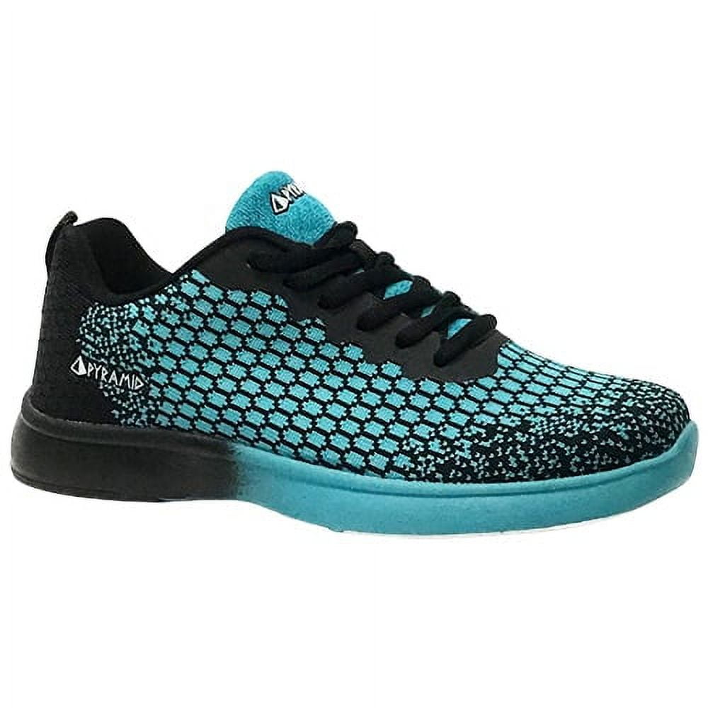 Pyramid Women's Path Lite Seamless Mesh Black/Teal Bowling Shoes Size 6 ...