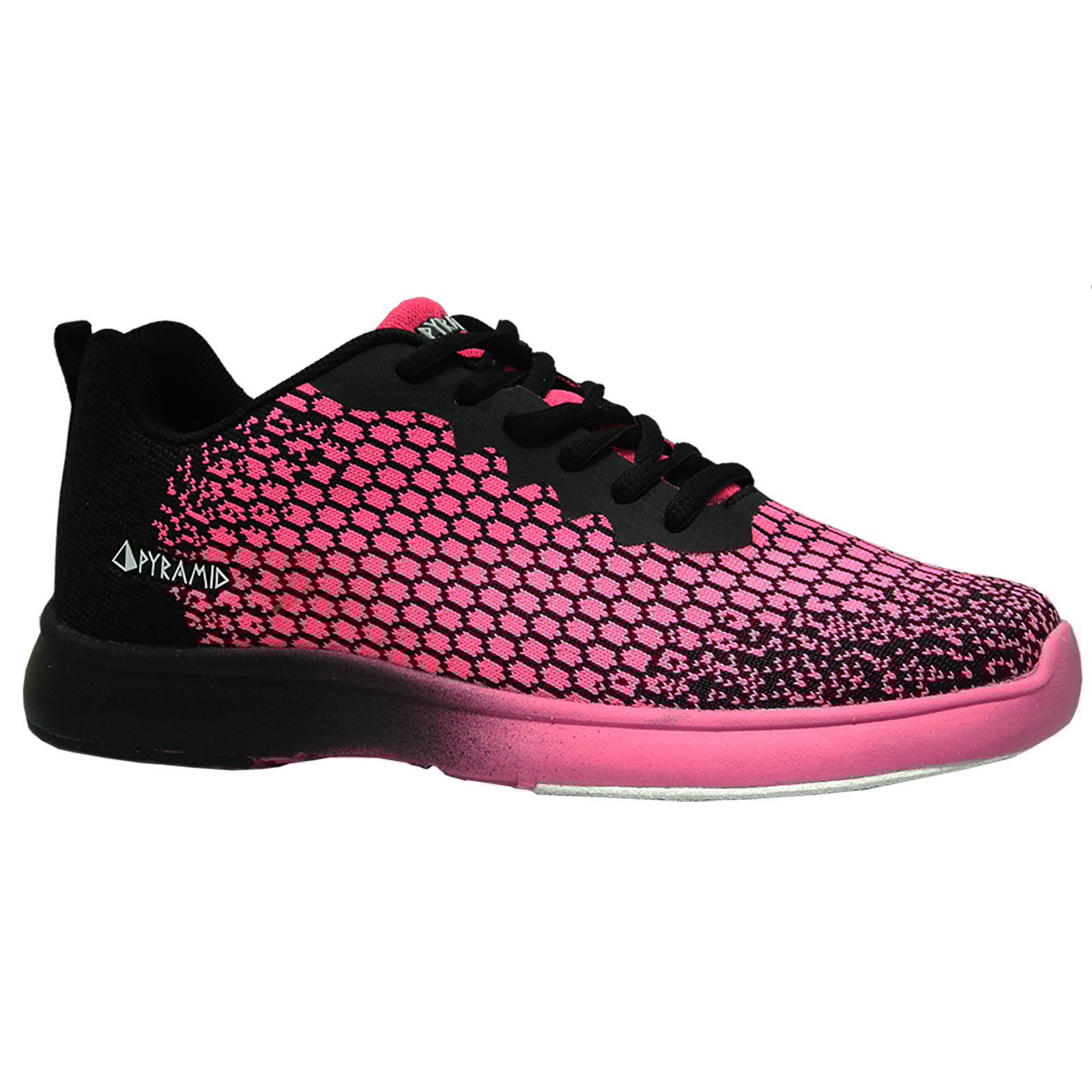 3G Ladies Kicks Bowling Shoes- Black/Pink 6 1/2 M US - Walmart.com
