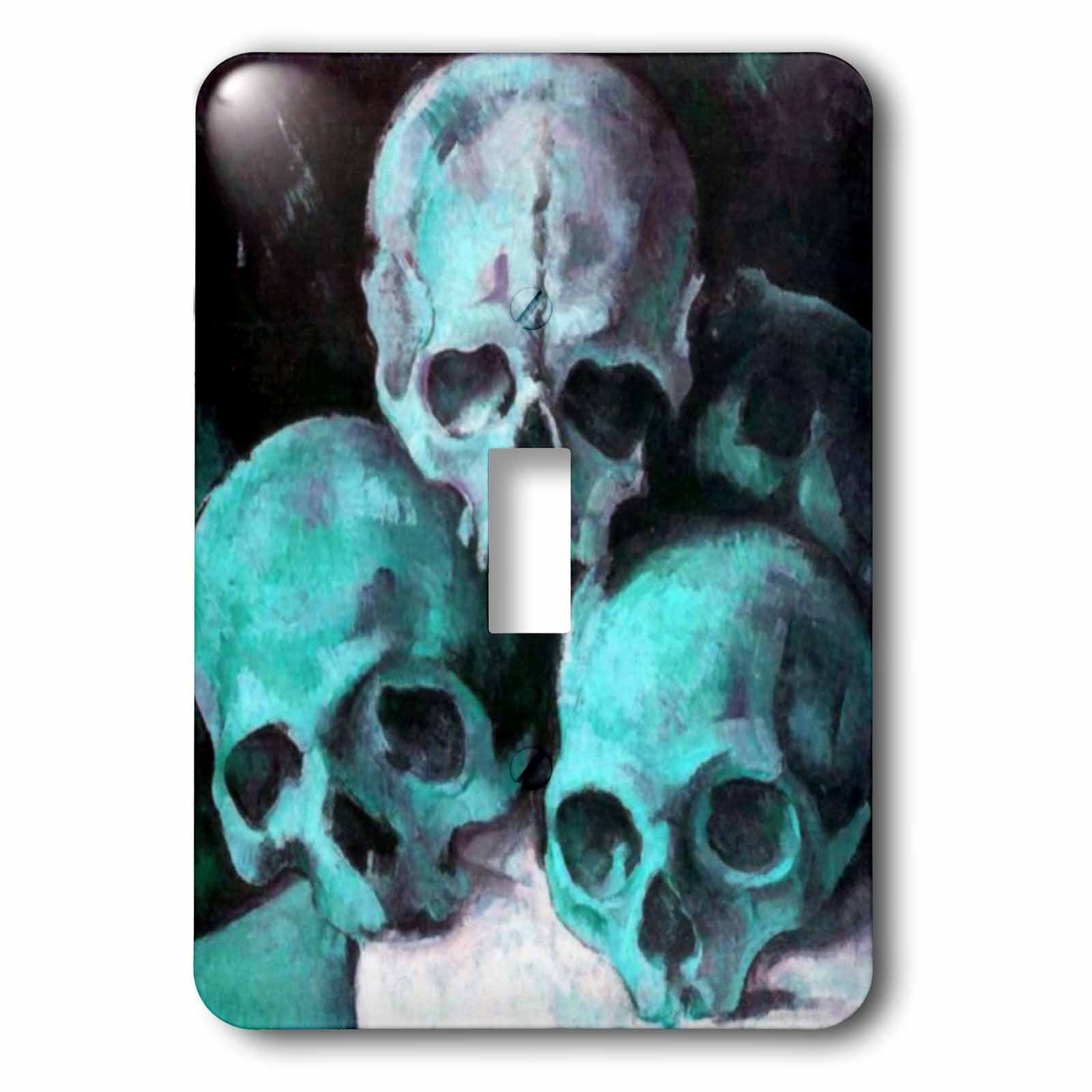 Pyramid of Skulls - halloween, skull, skulls, teal, teal skulls, halloween party, pyramid of ...
