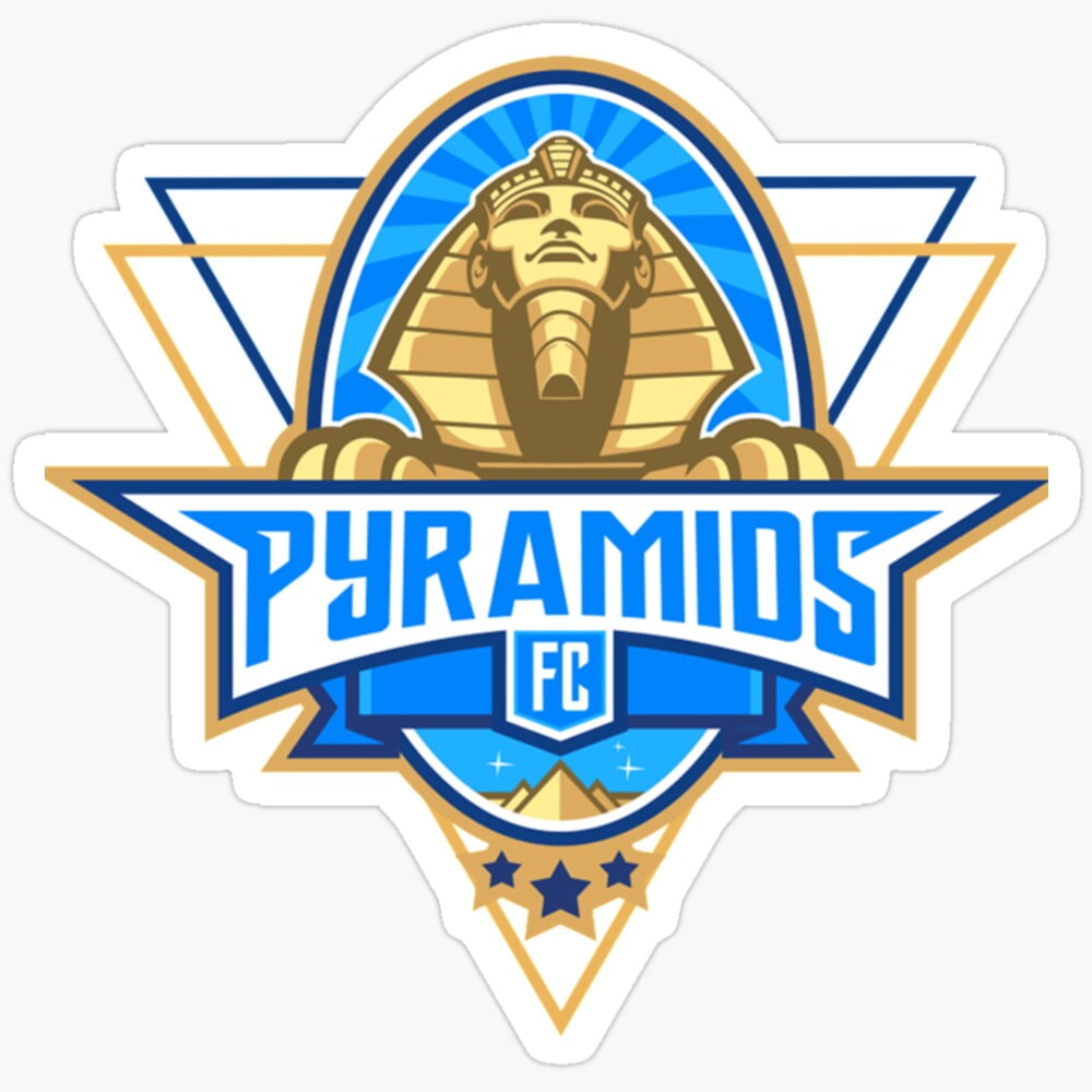 Pyramids Egyptian Soccer Football Fans Sticker Phone Decal Water Bottle ...