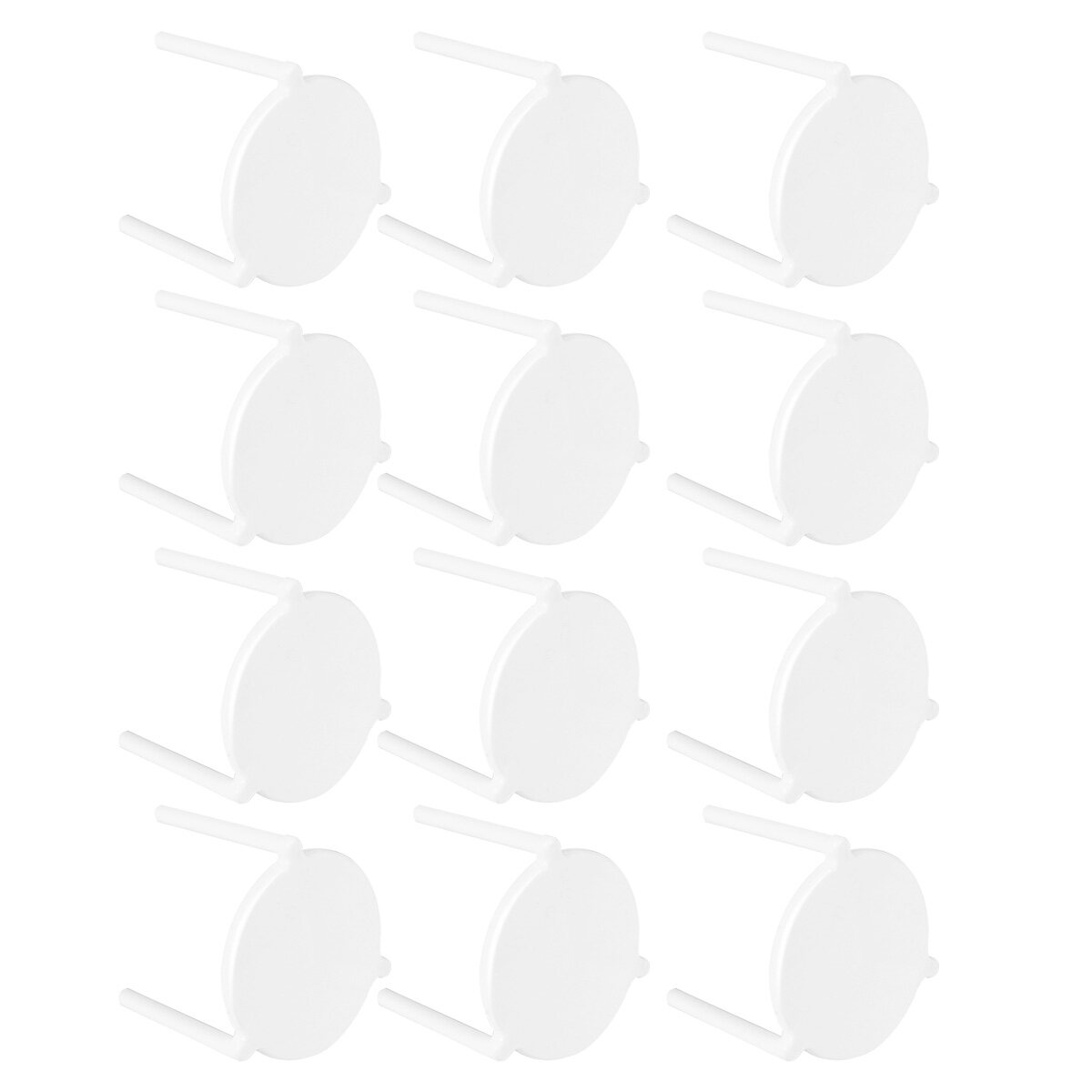 Pyramidti 100pcs Stand White Plastic Tripod Stack for Restaurant ...