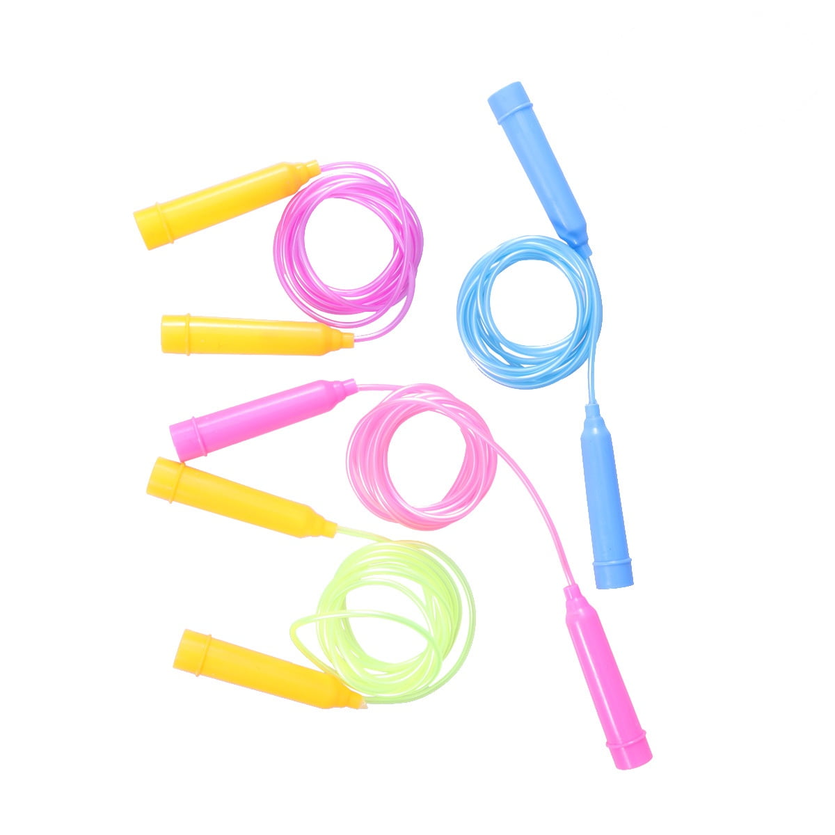 Pyramidti 12 PCS Kids PVC Jump Rope Jumping Exercise Equipment Plastic ...