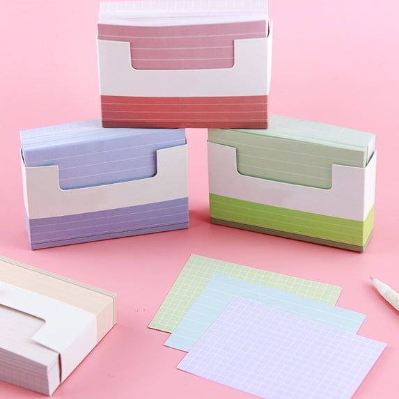 Pyramidti 150 Pcs Lined Note Index Card Study Cards Flashcards for ...