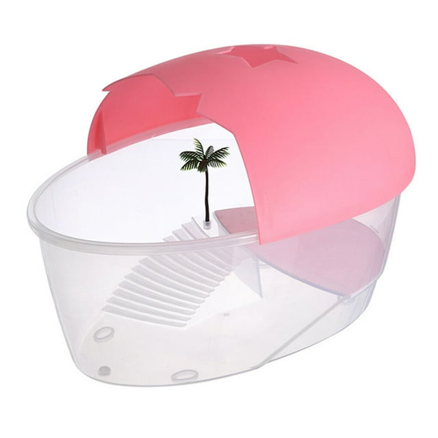 Pyramidti 1pc Plastic Turtle Perching Container Turtle Living Platform ...
