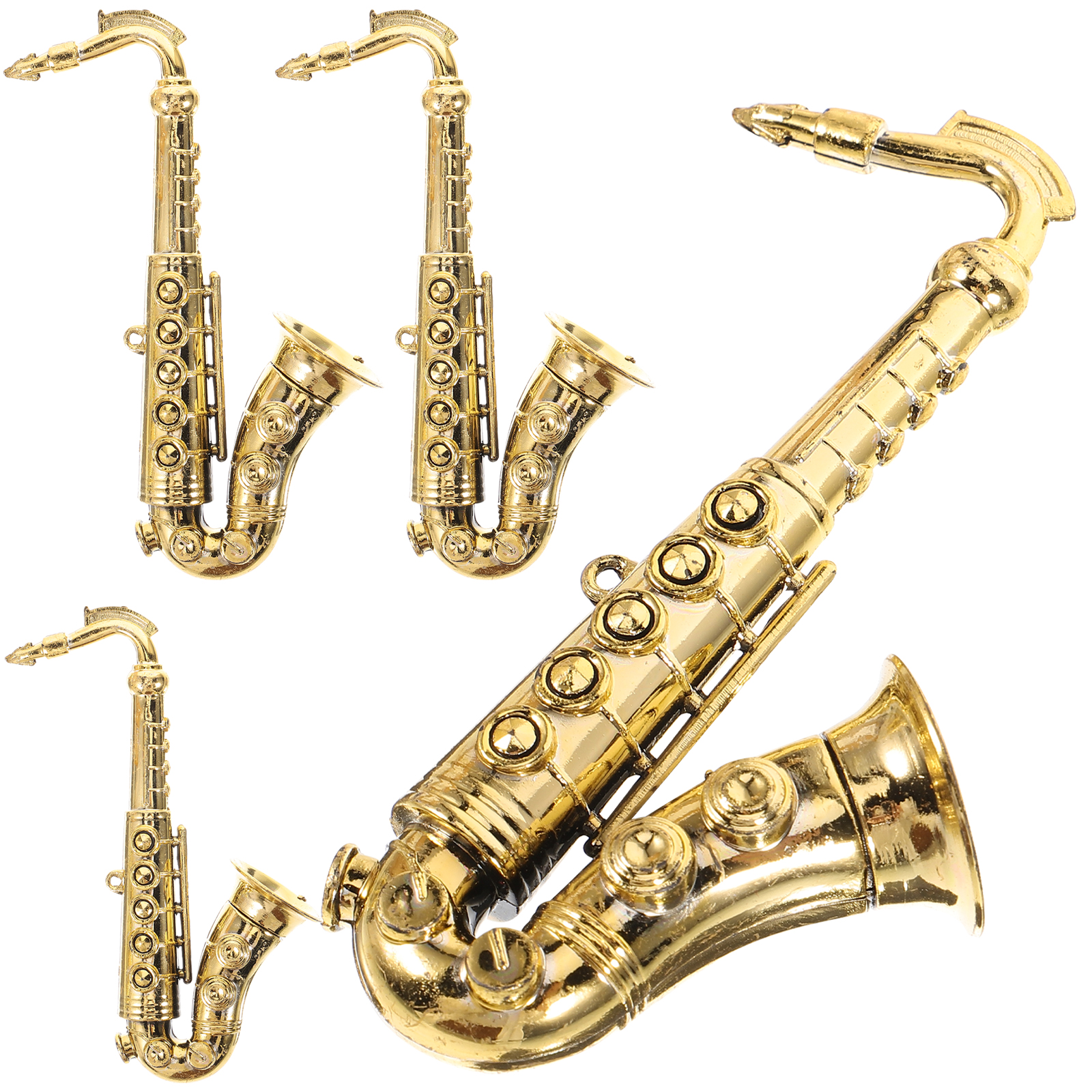 Pyramidti 4 pcs DIY Crafting Saxophone Model Artificial Saxophone Model ...