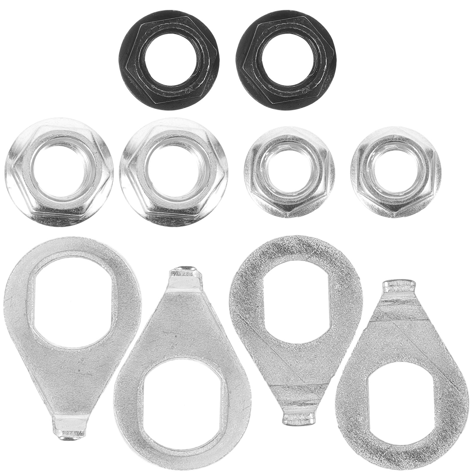 Pyramidti 6 Sets Bike Parts Bicycle Nut Wheel Axle Nuts 1.80X1.80X0 ...