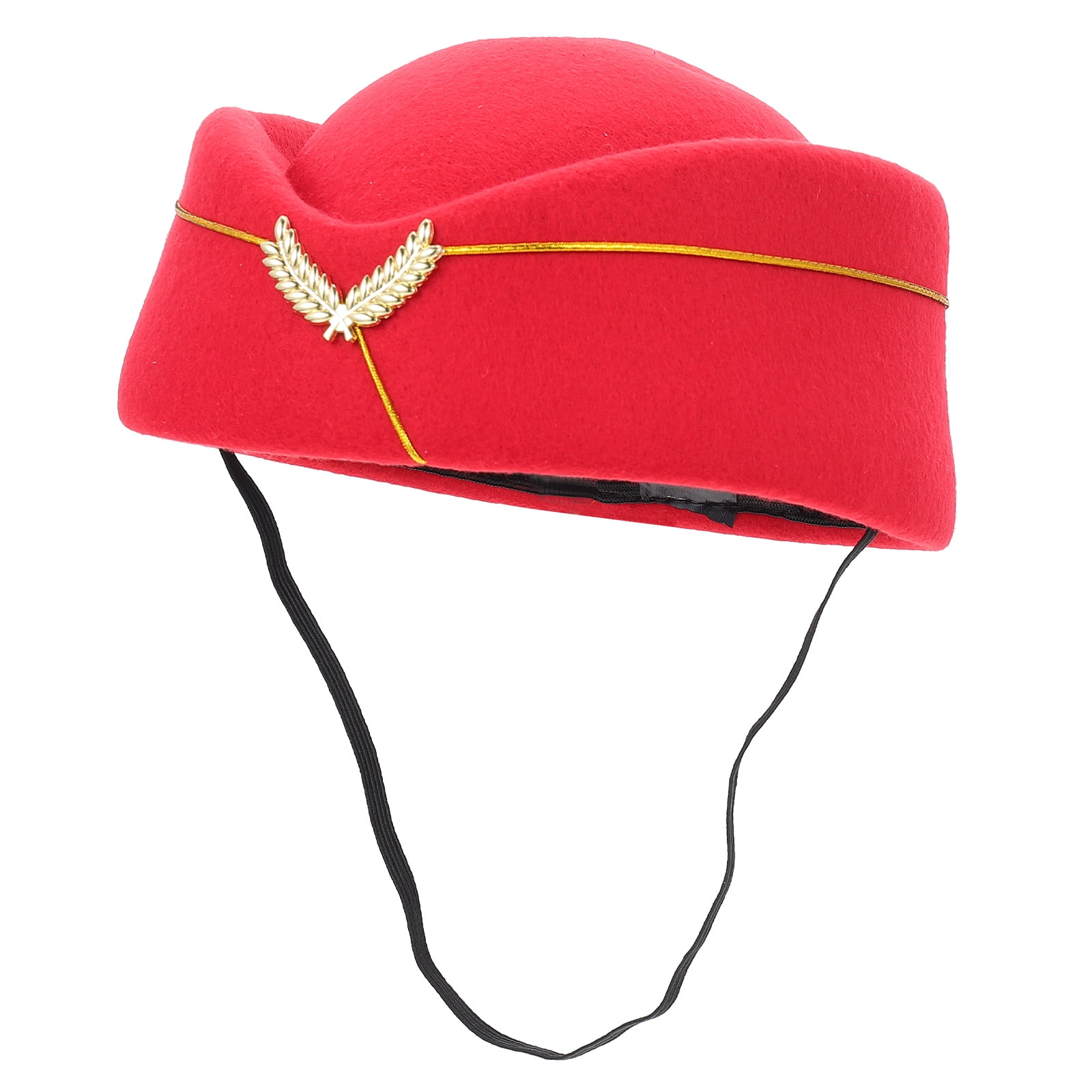 Pyramidti Band Costume Hat Airplane Hostess Hat Stewardess Hat Uniform ...