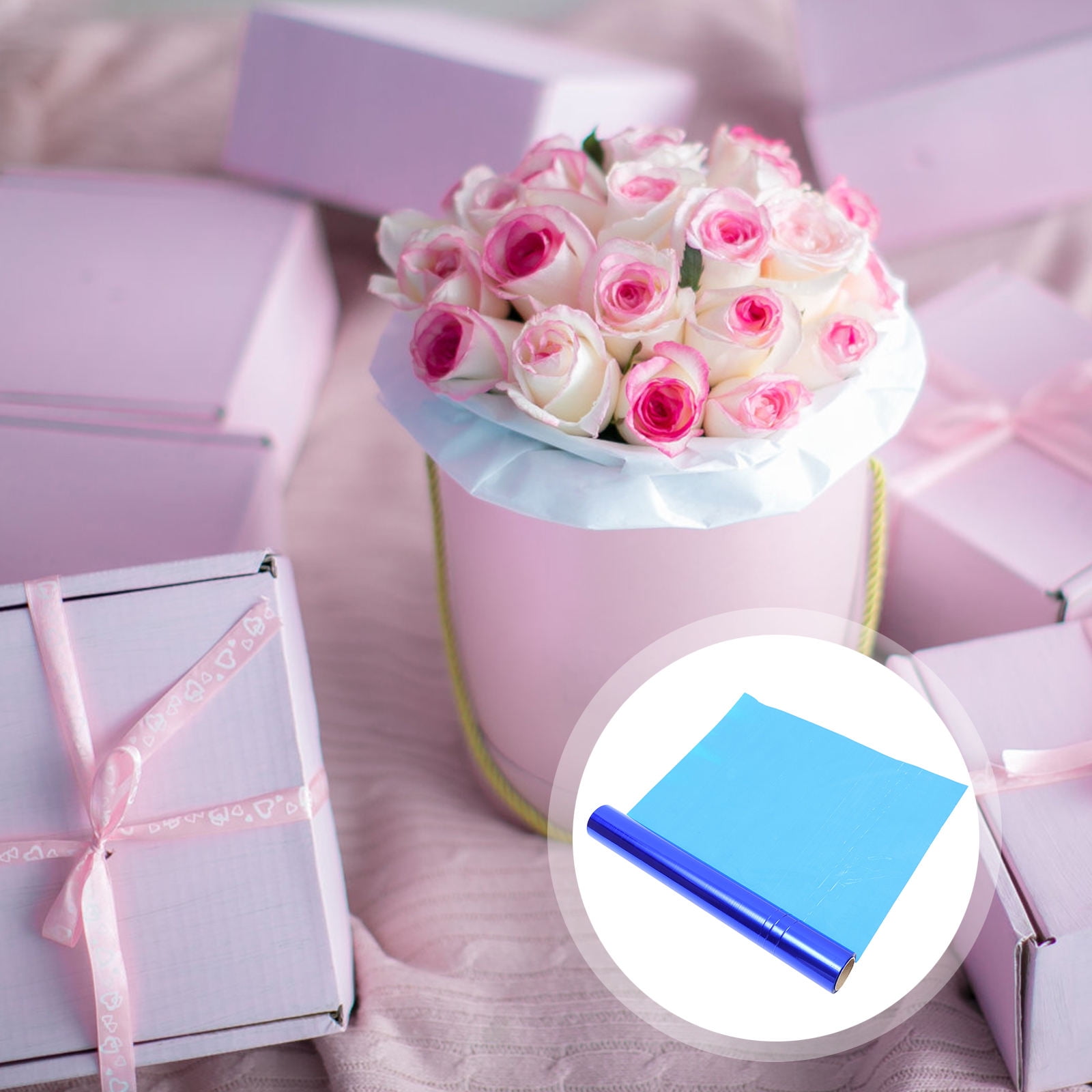 Pyramidti Colored Cellophane Easy-to-use Wrapping Paper Flowers Gift ...