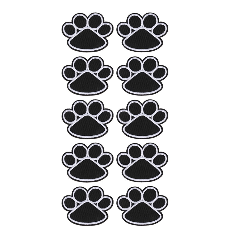 Pyramidti Dog Paw Stickers Heat Sealant Patch Patches for Clothes Sew ...