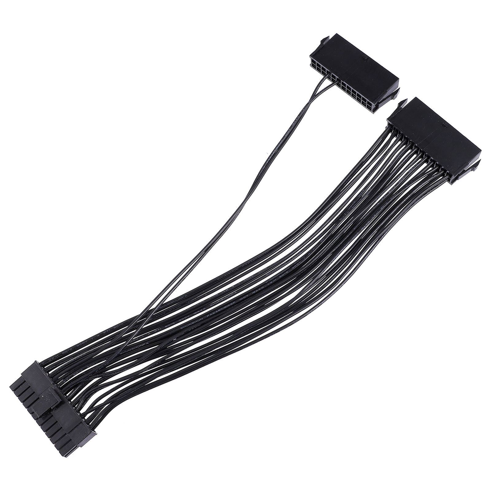 Pyramidti Dual Power Supply 2 Power Cable 24-pin to 20+ for Motherboard ...