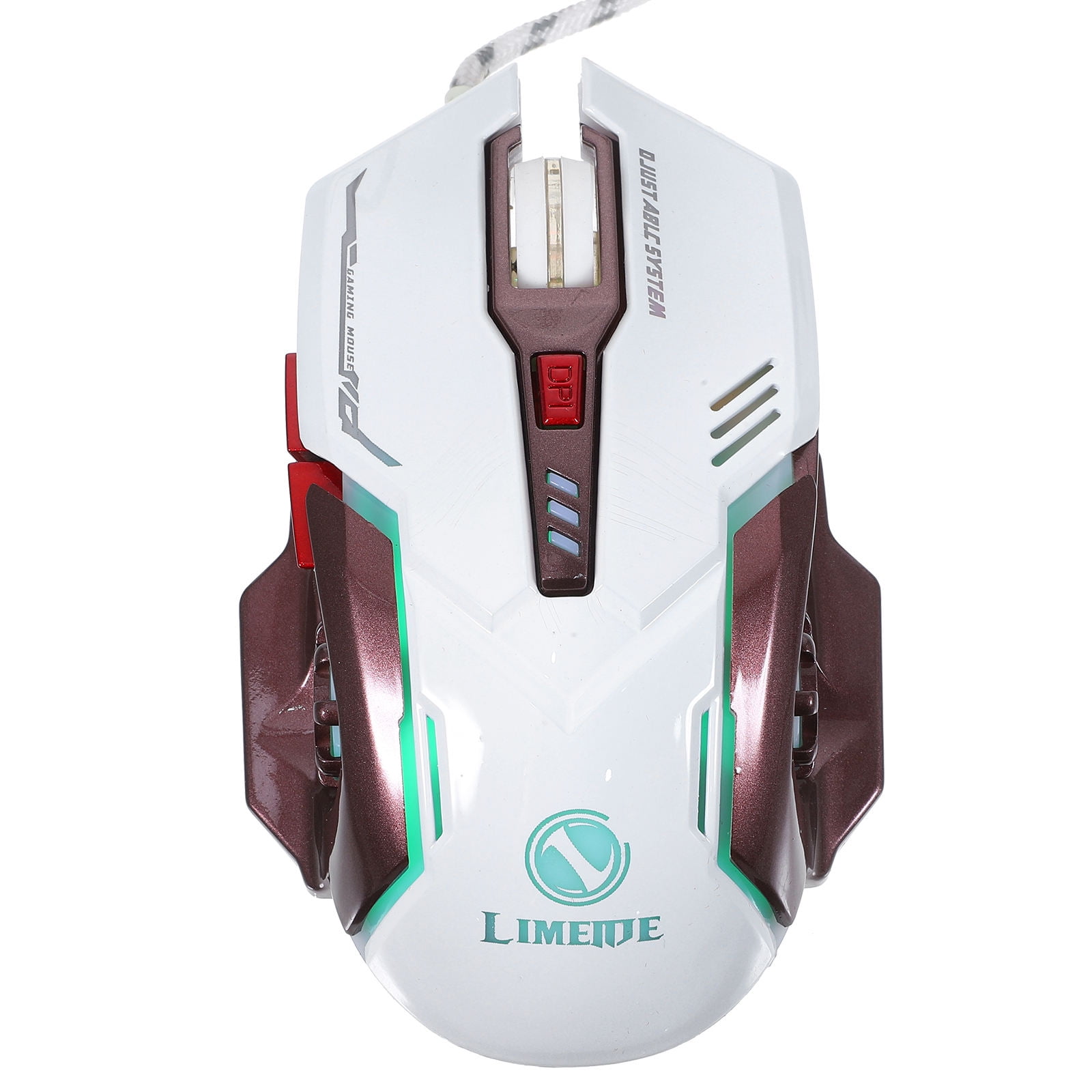 Pyramidti Ergonomic Wired Mouse USB Breathing Light Gaming Mouse ...