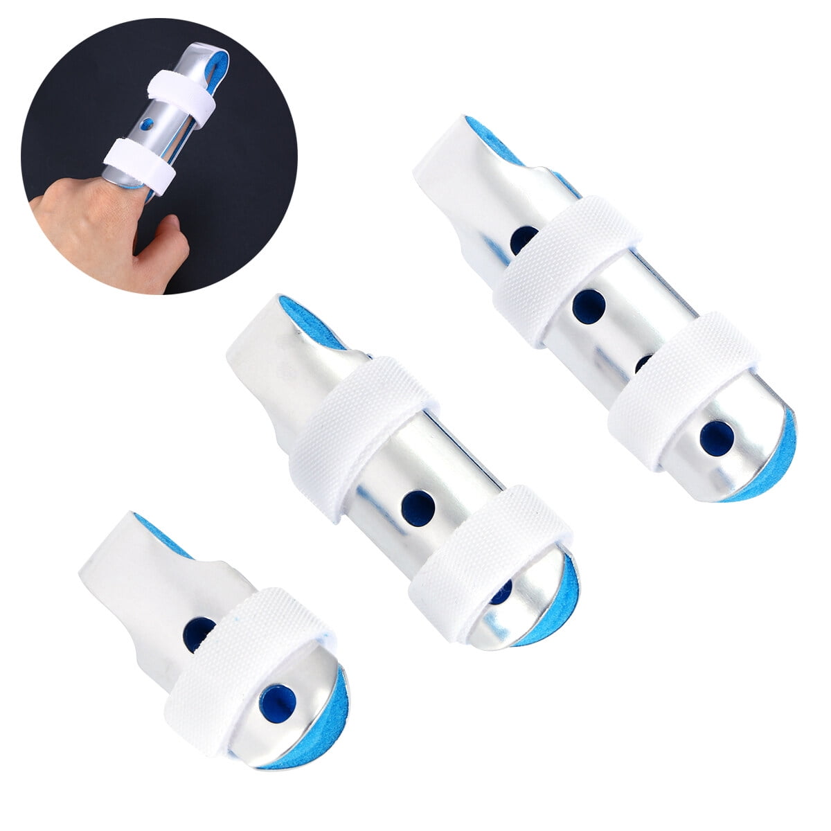 Pyramidti Finger Splint Thumb,3-Size Pack Finger Splints for Finger ...