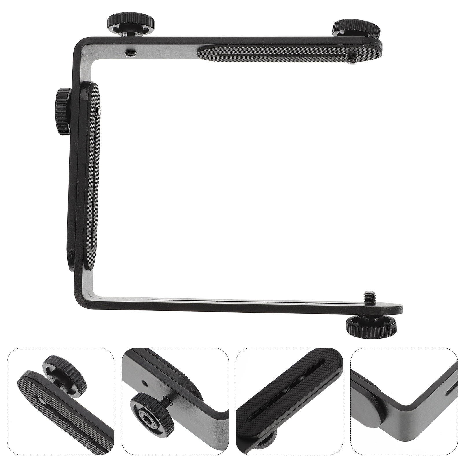 LEORX Universal Camera L Bracket Metal Plastic 1Set 6.3x4.7x1.3in ...
