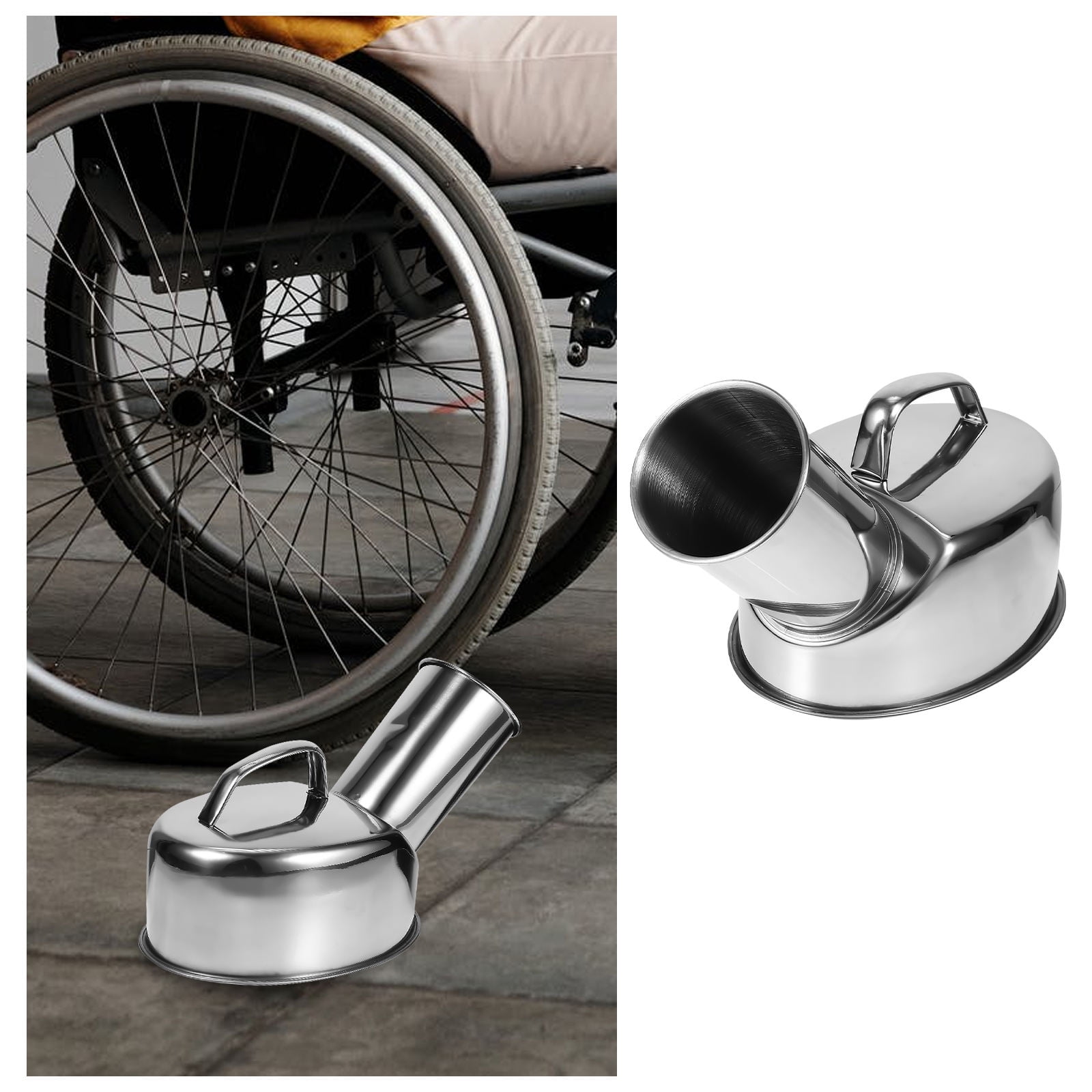 Pyramidti Male Urinal Bottle Camping Potty Stainless Steel Urine for ...