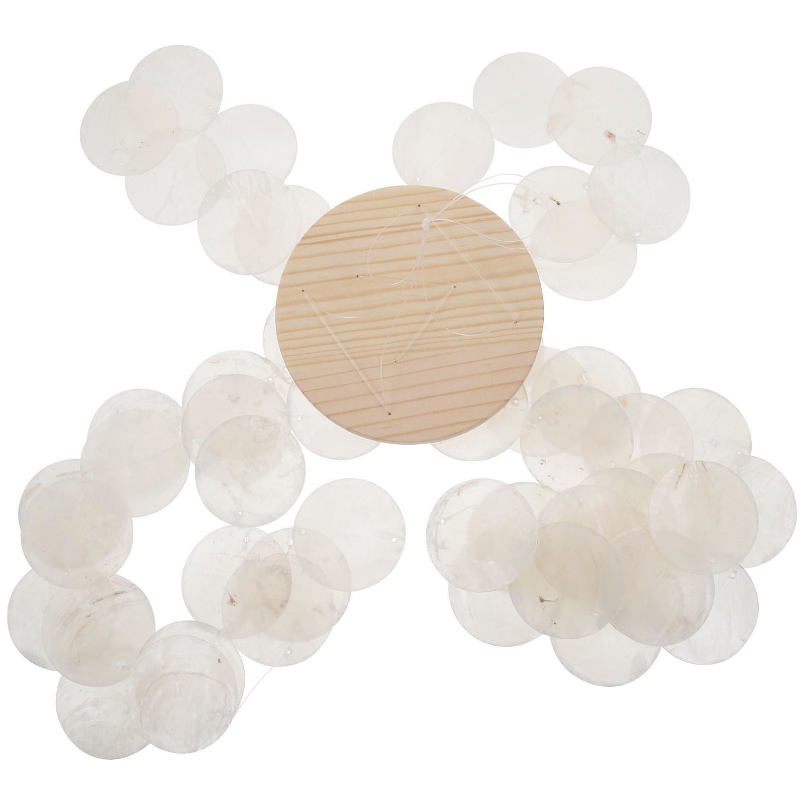 Pyramidti Mirror Shell Wind Chimes Courtyard Decor Balcony Decor Pearl ...