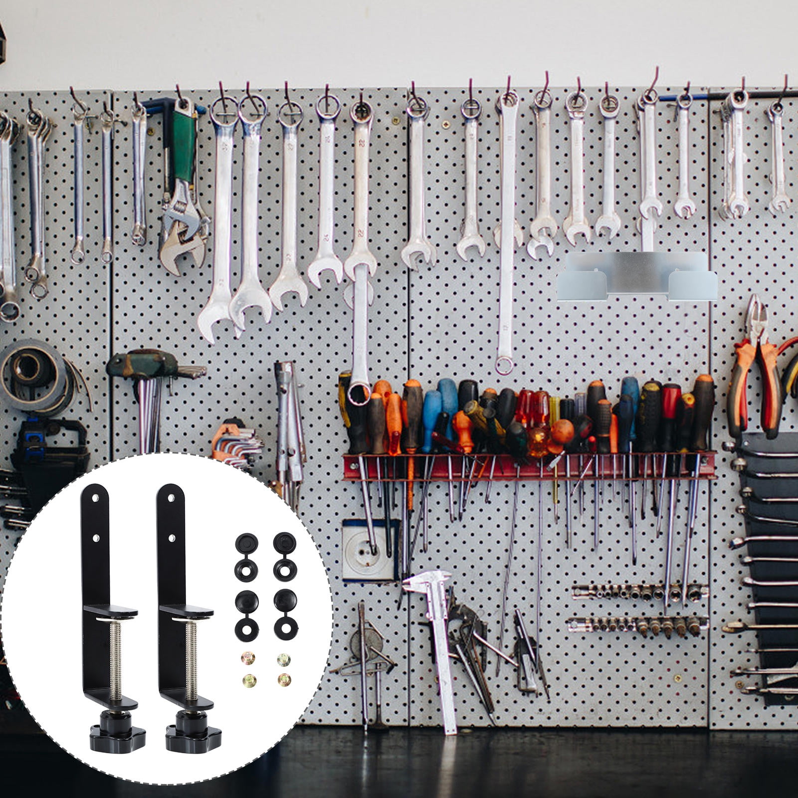 Pyramidti Perfboard Mounting Clips Pegboard Tool Holder Steel Pegboard ...