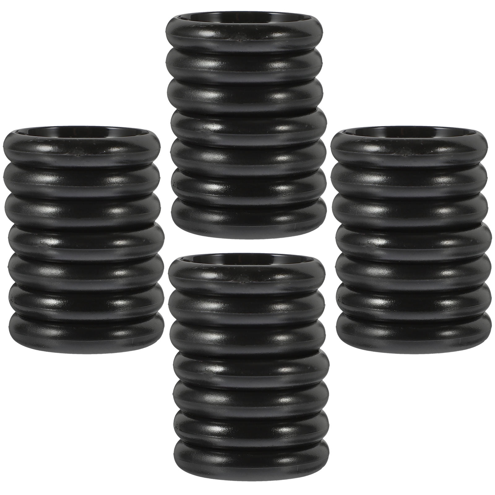 Pyramidti Plastic Binding Discs for Students Made of ABS Black Color 44pcs Small Size Fits ...