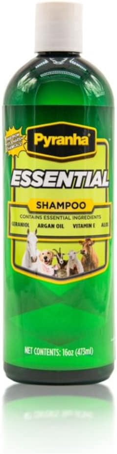Pyranha Essential Shampoo - with Geraniol, Argain Oil, E, Coconut Oil ...