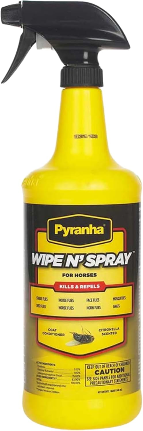 Pyranha Fly Spray, Fly Spray, Fly Spray for Horses, Pyranha Zero-Bite ...
