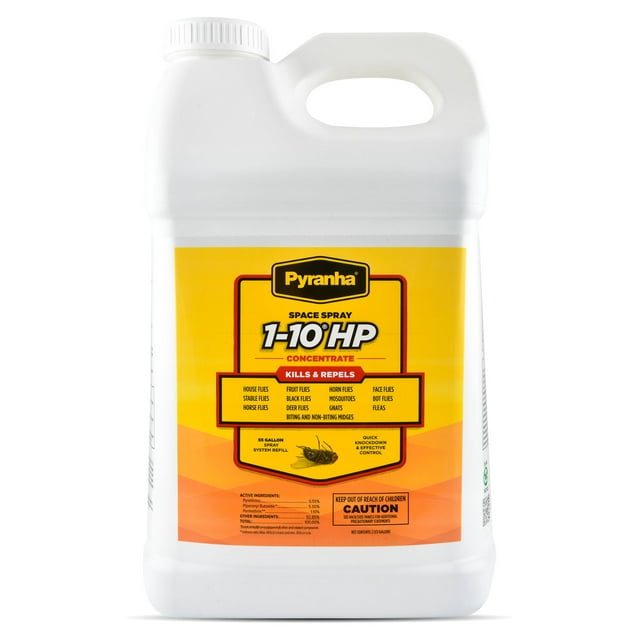 Pyranha Insect Control Space Spray Concentrate, 55 Gallon Mix for Fly ...