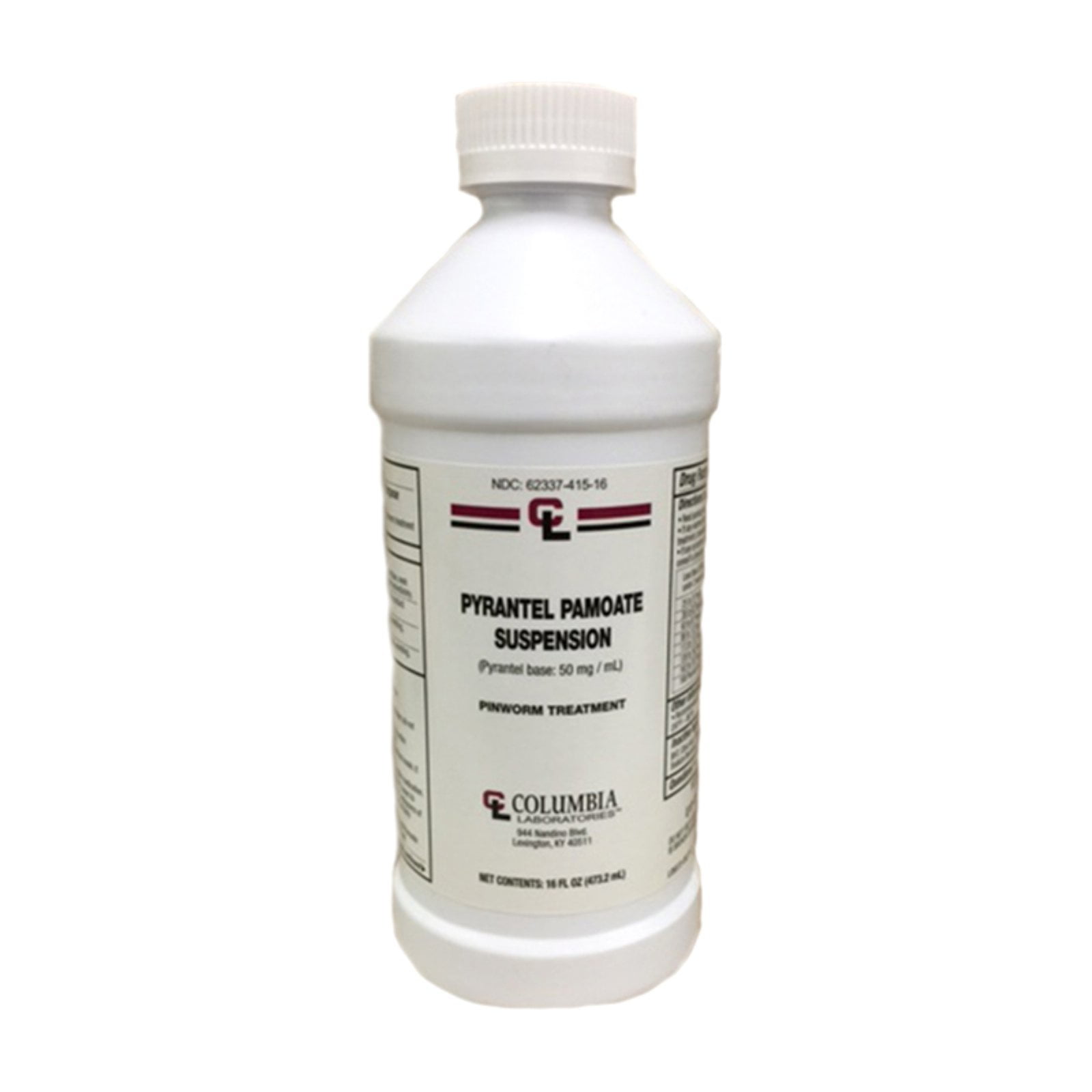 Columbia Pyrantel Pamoate 16 oz, Treatment for Pinworms, Roundworms ...